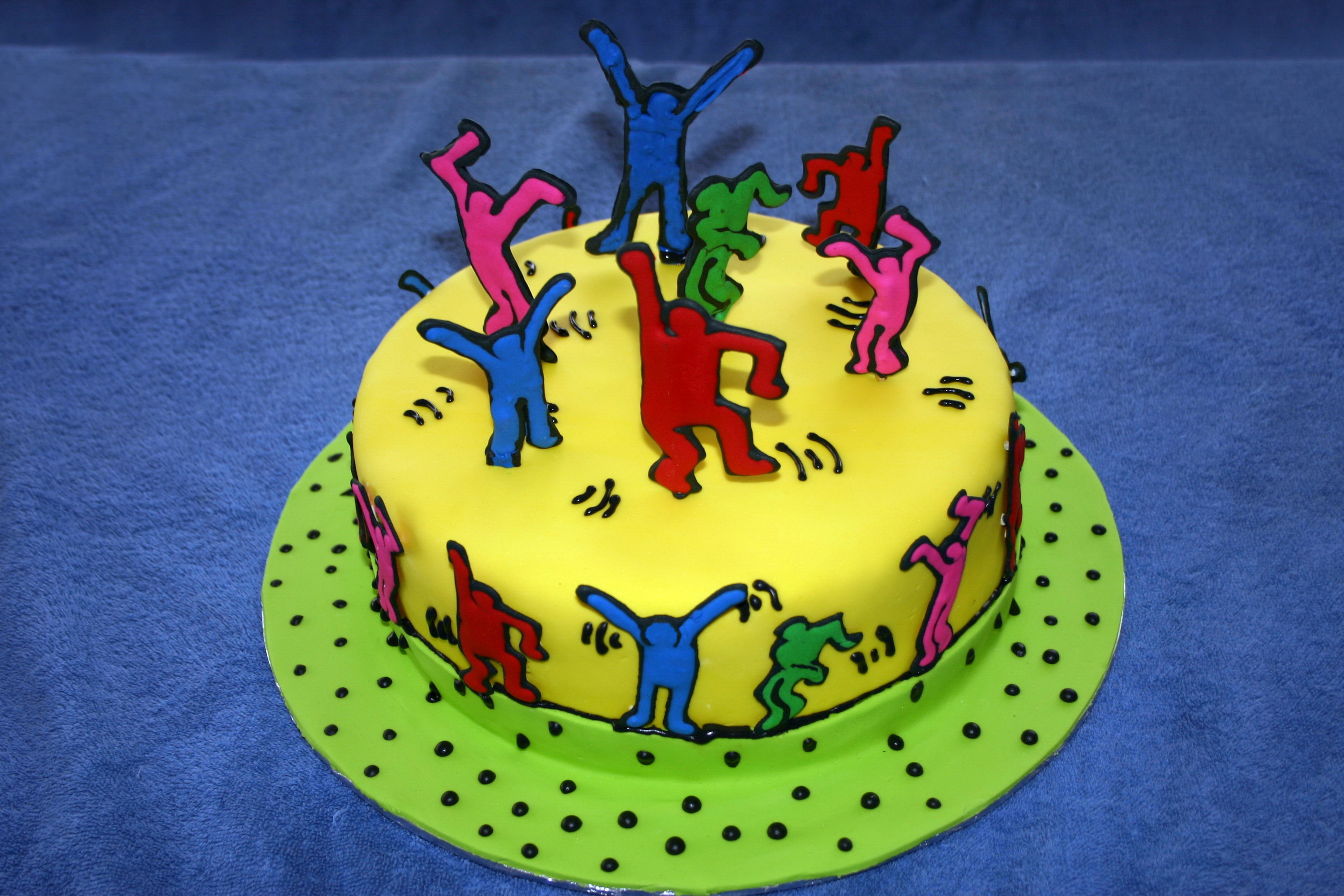 Keith Haring Cake Jerusalem | Temptations Israel