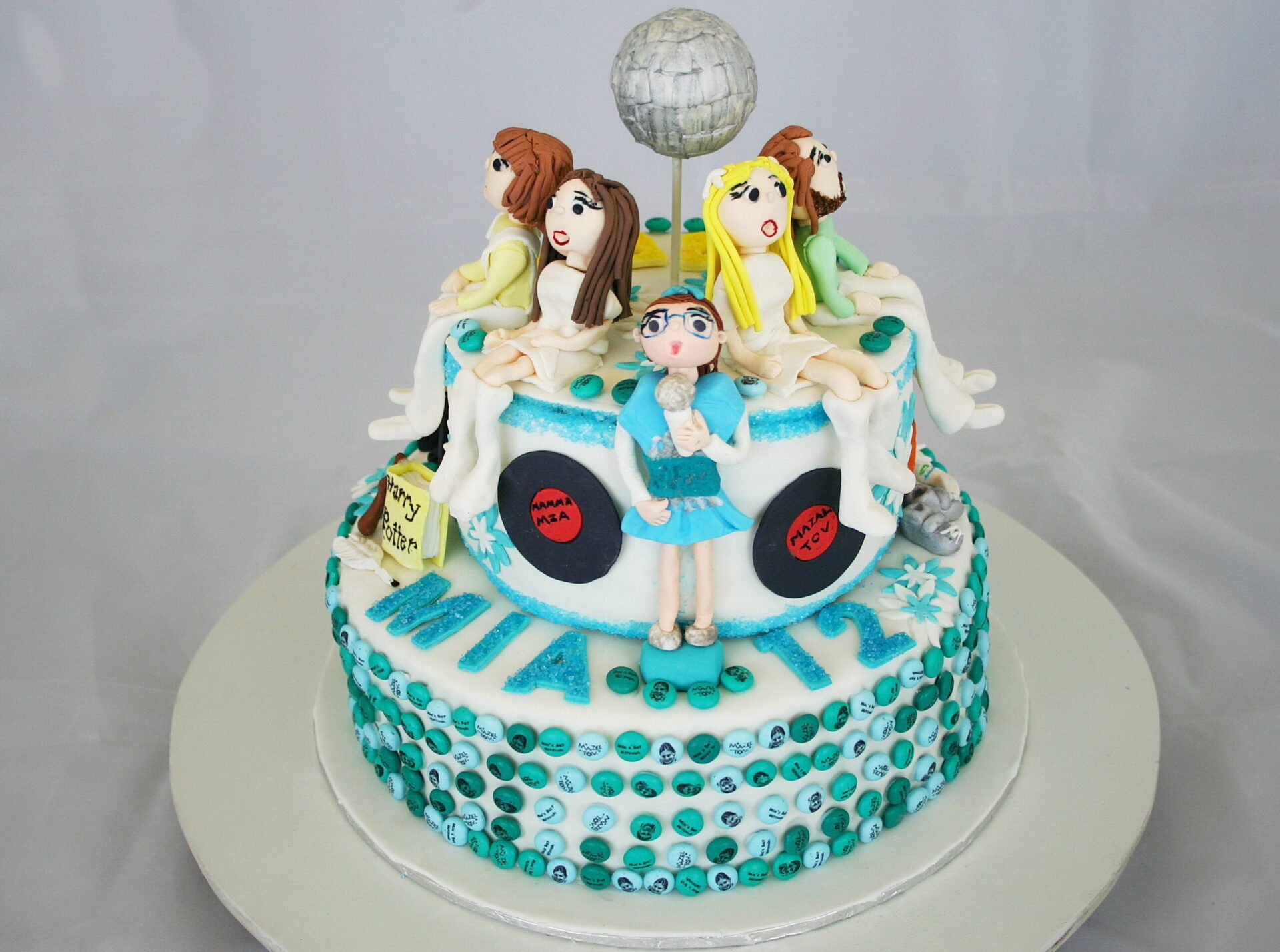 ABBA-Themed Bat Mitzvah Cake Jerusalem | Temptations Israel
